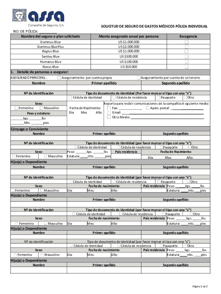 Completable En línea Documentos de la pliza actual para grupos pequeos ...