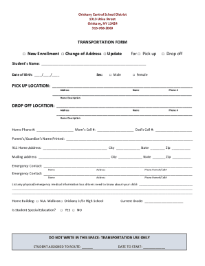 Fillable Online New Student Registration / Registration Forms Fax Email Print - pdfFiller