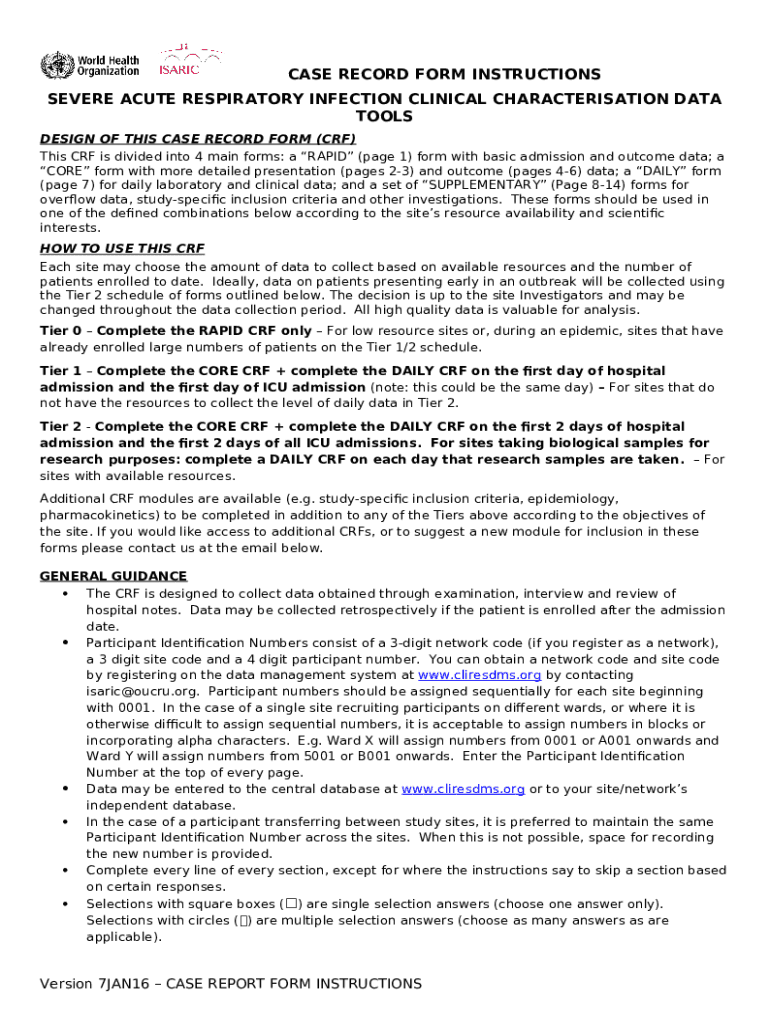 Automatic Population of the Case Report s for an ... Doc Template ...
