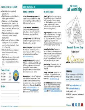 Fillable Online 27 Apr Bible Evangelism Outreach: Each Fax Email Print ...