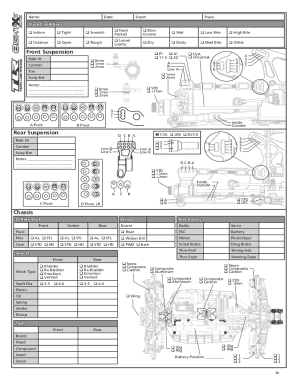 Fillable Online 62723 TLR 8IGHT XE Elite Manual Setup Sheet.indd Fax ...