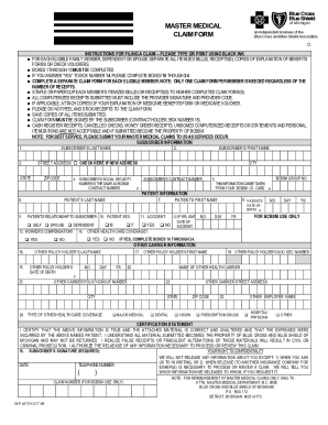 Fillable Online Medical Claim Form Template - Page 2 Fax Email Print ...