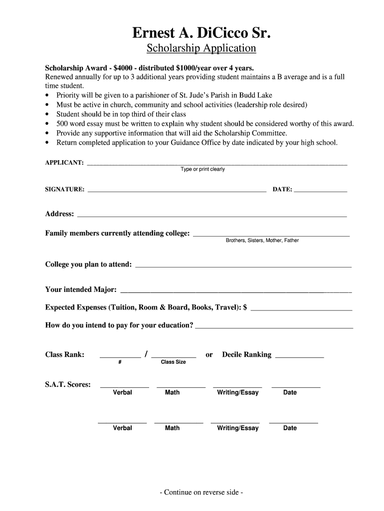 Fillable Online kofc6100 EADiCicco Application.doc - kofc6100 Fax Email ...