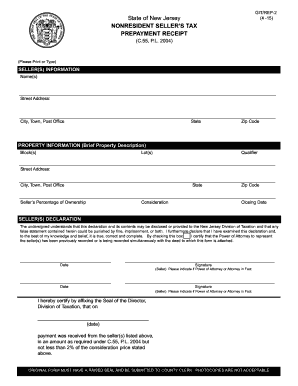 Fillable Online newjersey The undersigned understands that this ...