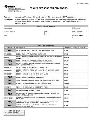 Fillable Online dmv virginia bDMVb USE ONLY - bVirginiab Department of ...