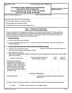 Fillable Online nrc 290, and 35 Fax Email Print - pdfFiller