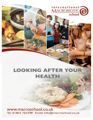 Fillable Online macroschool co LOOKING AFTER YOUR - macroschool co Fax ...