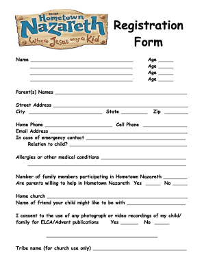 Fillable Online adventmentor Form Name Age Age Age - adventmentor Fax ...