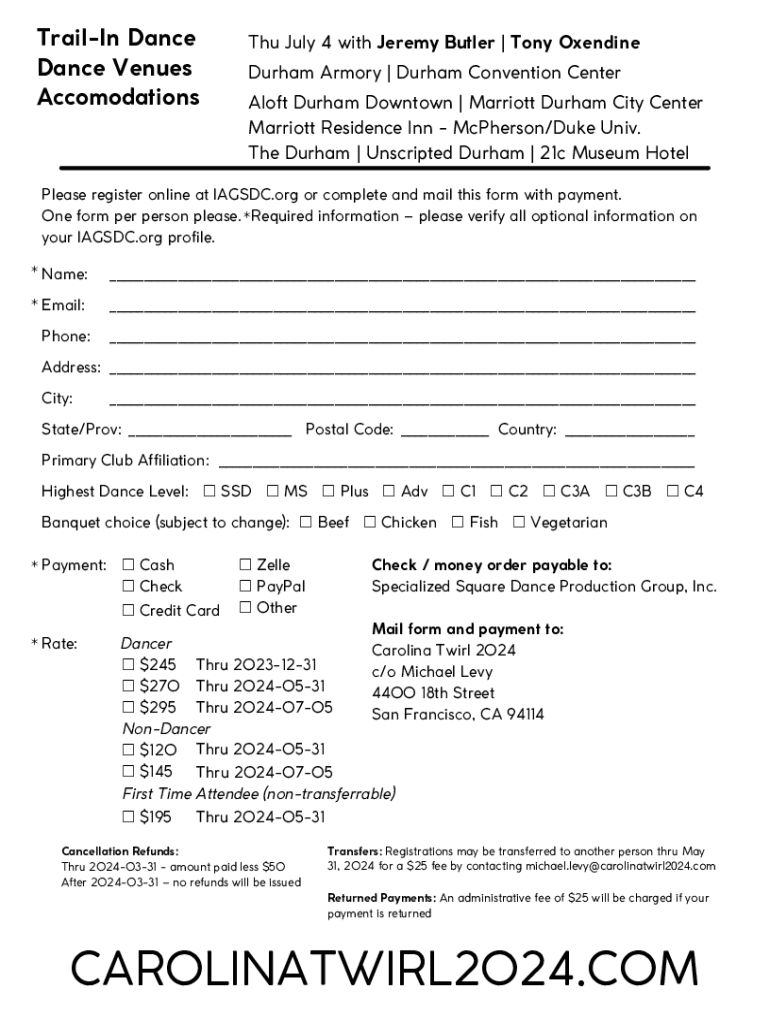 Fillable Online 41st IAGSDC CONVENTION Fax Email Print - pdfFiller