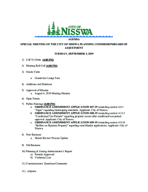 Fillable Online Zoning Ordinance, Zoning Map & Comprehensive Plan Fax Email Print - pdfFiller