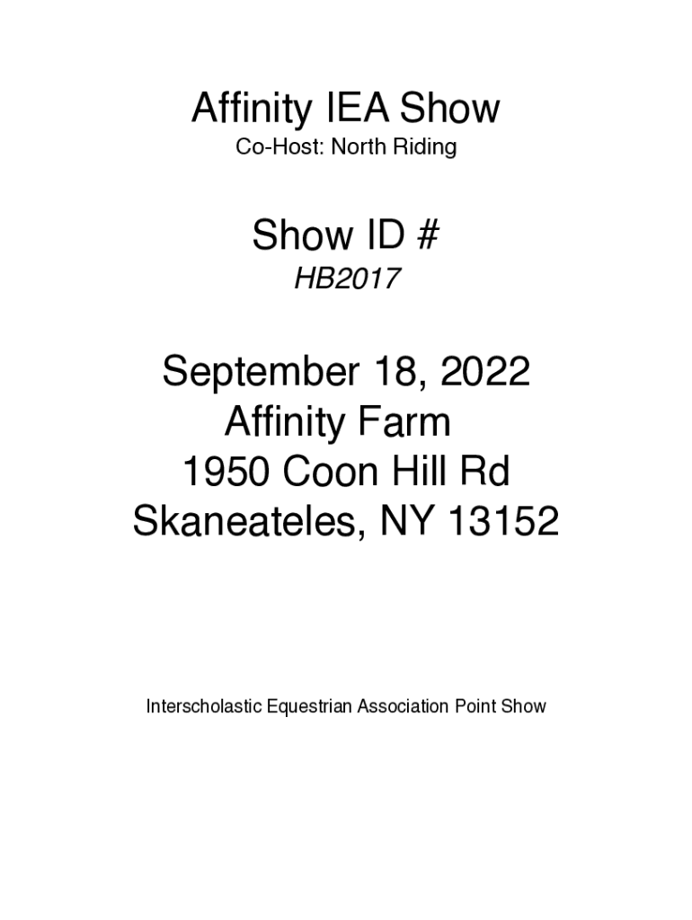 Fillable Online Affinity Farm - Home Fax Email Print - pdfFiller