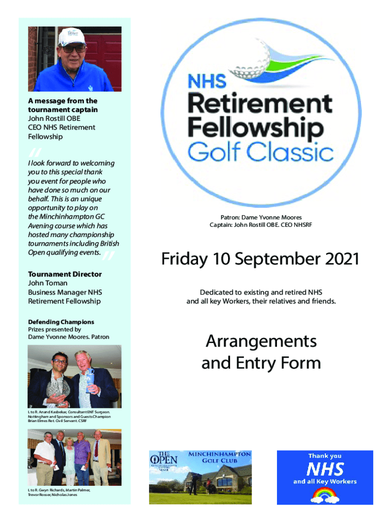 Fillable Online nhsrf org A bright and bold look forward Fax Email ...