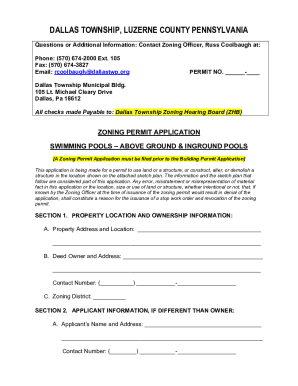 Fillable Online Planning, Zoning & Code Enforcement Fax Email Print ...