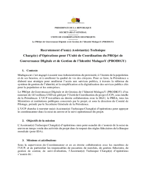 Remplissable En Ligne Post de Unit de Gouvernance Digitale Fax Email ...