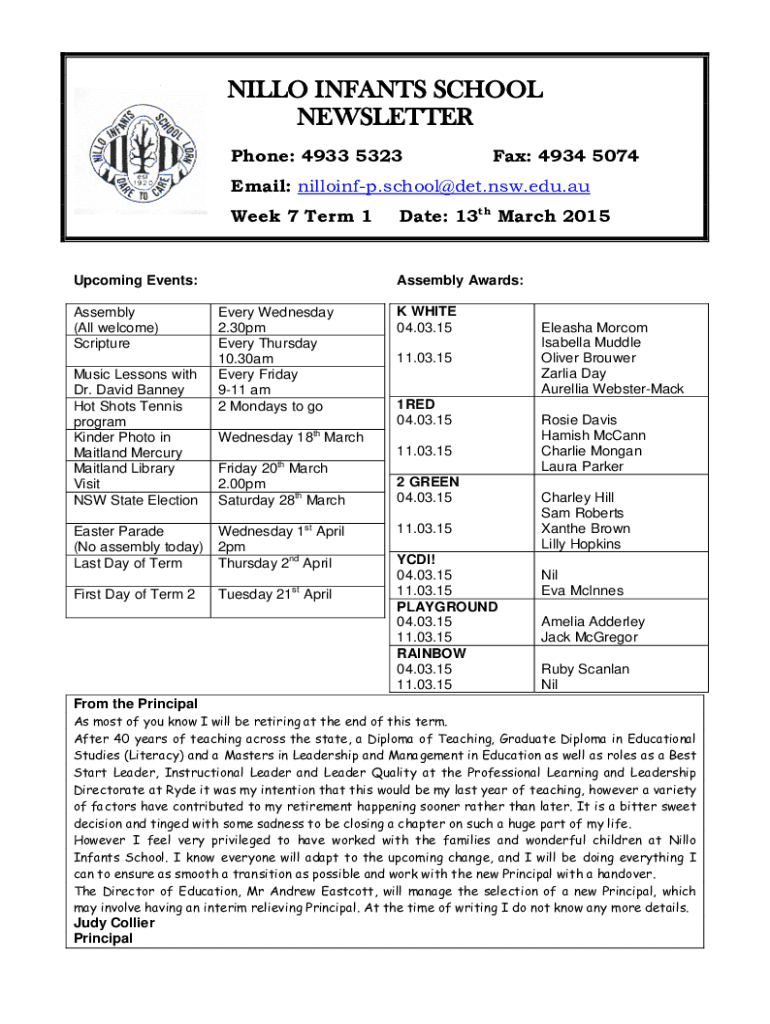 Fillable Online Assembly Awards: Fax Email Print - pdfFiller