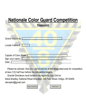 Fillable Online Chapter 6: Color Guard Section 1 Flashcards Fax Email Print - pdfFiller