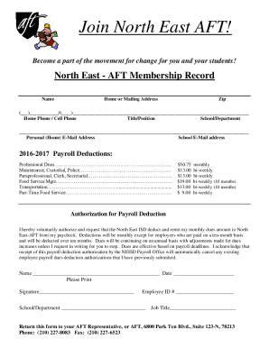 Fillable Online northeastaft tx aft North East AFT Fax Email Print ...