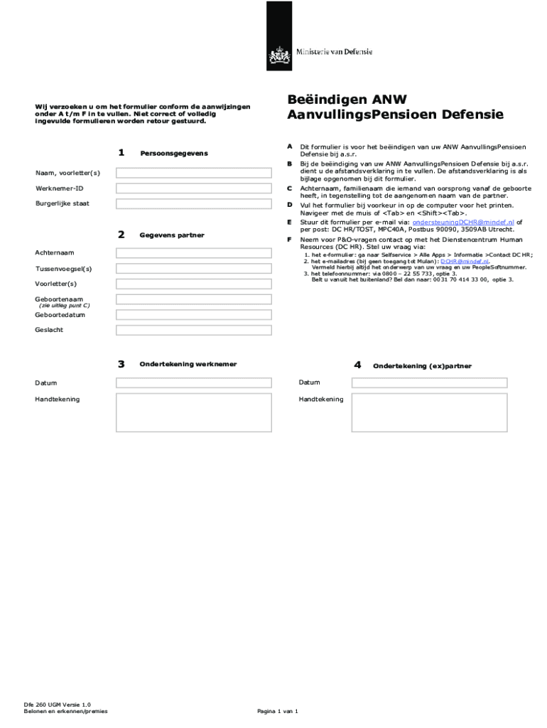 Invulbaar Online Wij verzoeken u om het formulier conform de aanwijzingen Faxnummer Email ...