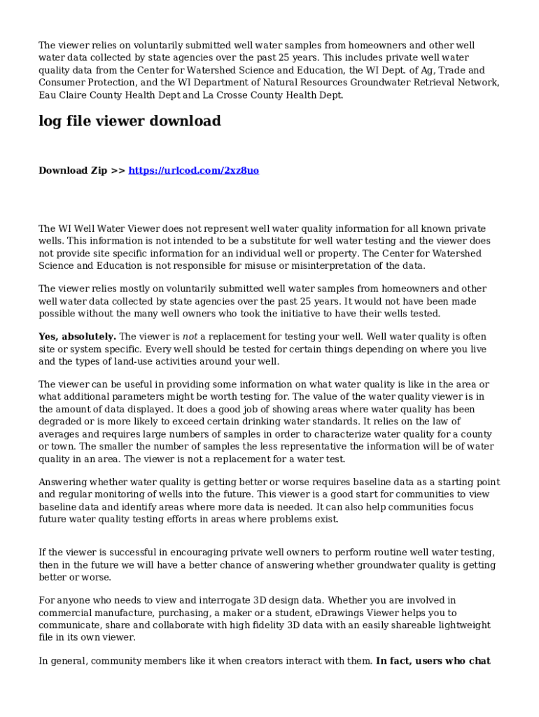 Fillable Online Log File Viewer Download Fax Email Print - pdfFiller