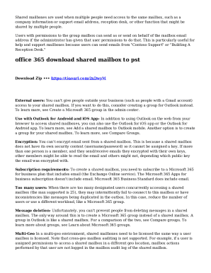 Fillable Online Distribution List vs. Shared Mailbox vs. Shared Inbox ...