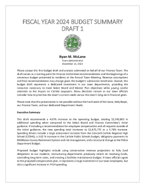 Fillable Online FY24 Draft 1 Budget Worksheet.xlsx Fax Email Print ...