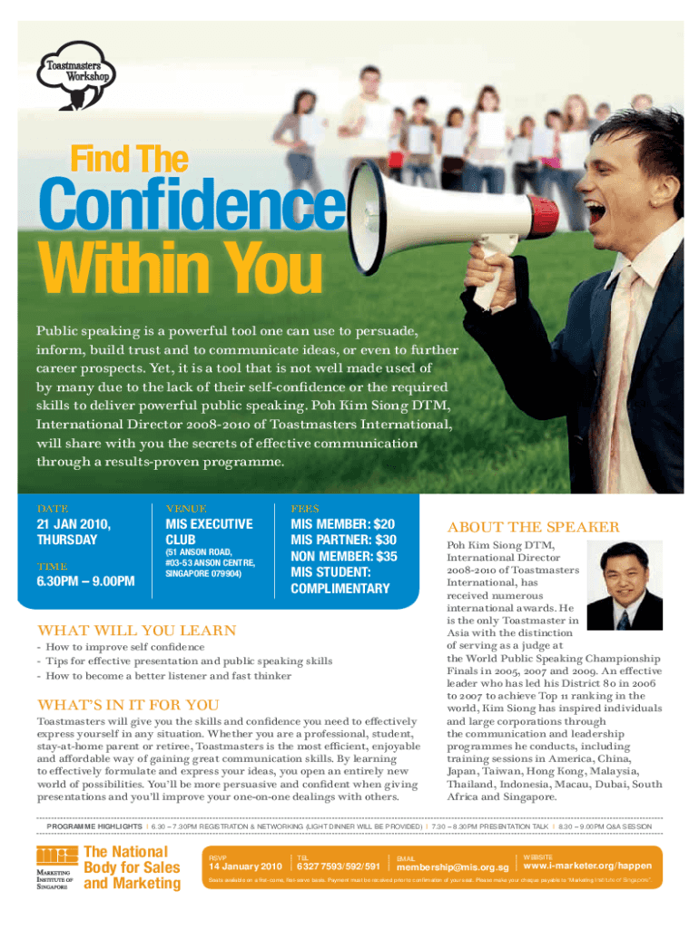 Fillable Online Why Is Public Speaking Important? (With Tips to Improve ...