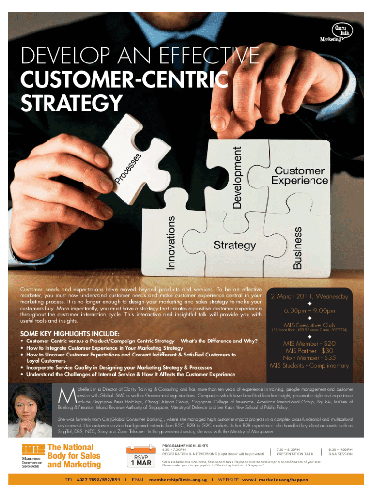 Fillable Online mis org How to Build Customer Centricity into Your Business Strategy Fax Email ...