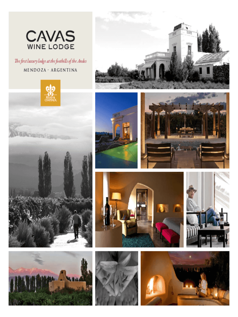 Fillable Online Cavas Wine Lodge hotelLuxury hotel Lujan de Cuyo Fax Email Print - pdfFiller