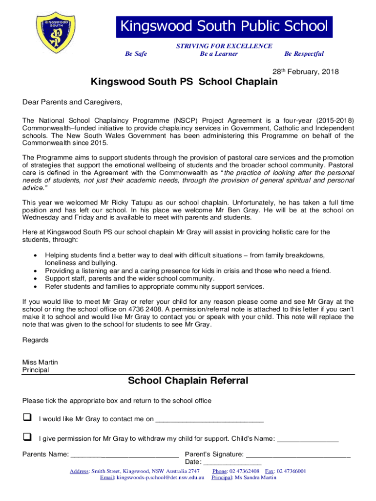 Fillable Online 100 Texas chaplains sign letter pushing school ...