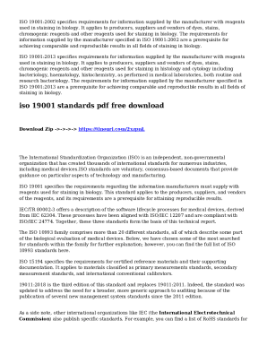 Fillable Online Iso 19001 Standards Pdf Free Download Fax Email Print - pdfFiller