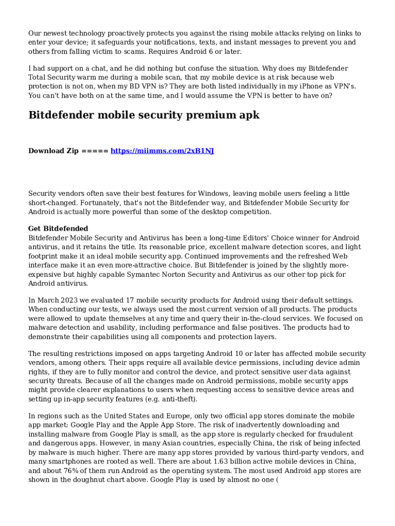 Fillable Online Bitdefender Small Office Security (for SOHO) Fax Email ...