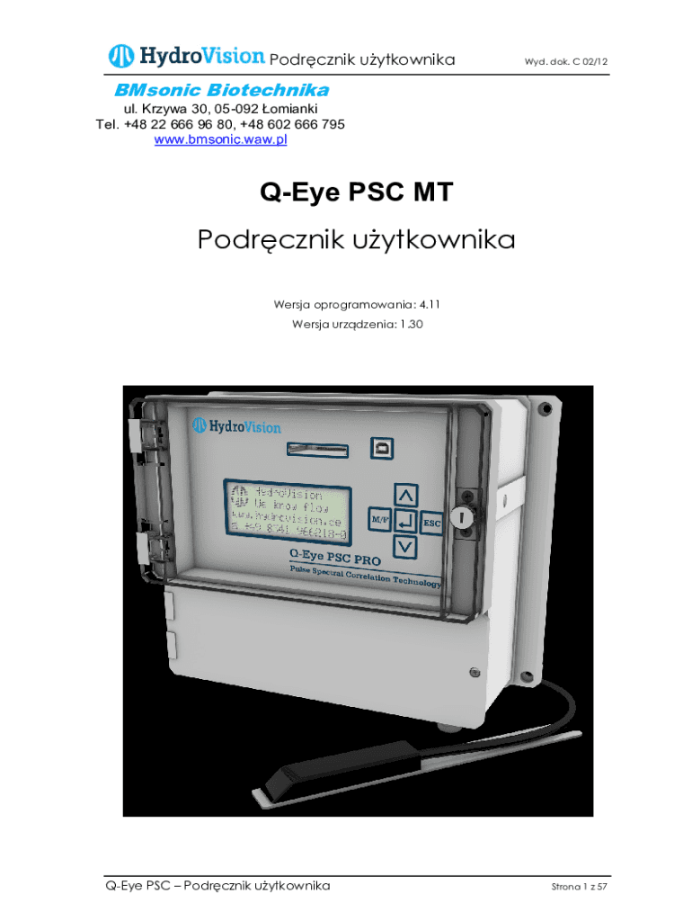Fillable Online Q-Eye PSC MT Fax Email Print - pdfFiller