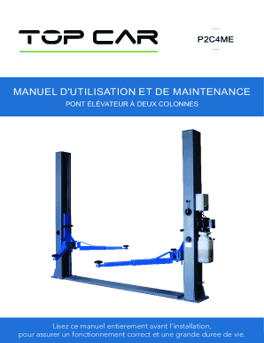 Remplissable En Ligne Notice d'utilisation et carnet d'inspection N Fax ...