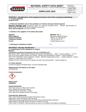Fillable Online annex ii: guide to the compilation of safety data ...