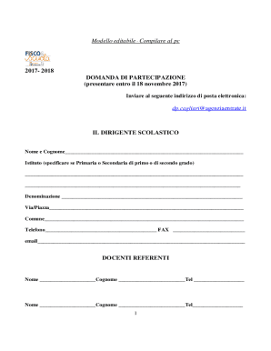 Compilabile Online Modello editabile - Compilare al pc Fax Email Stampa ...