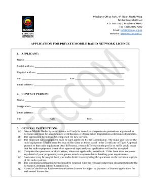 Fillable Online Broadcasting & Information Services - Eswatini ...