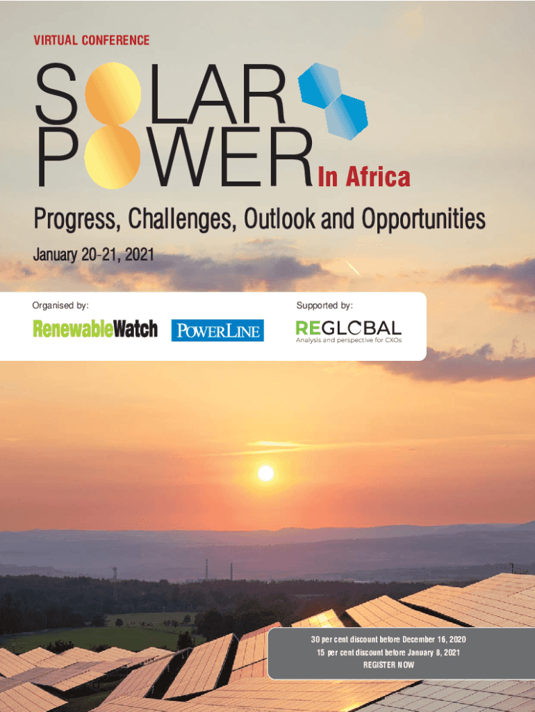 Fillable Online Solar Power in Africa Fax Email Print - pdfFiller