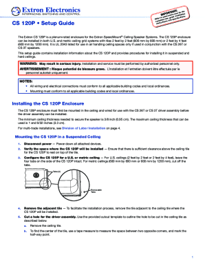 Fillable Online NAV E 501 and NAVE E 101 Setup Guide Fax Email Print ...