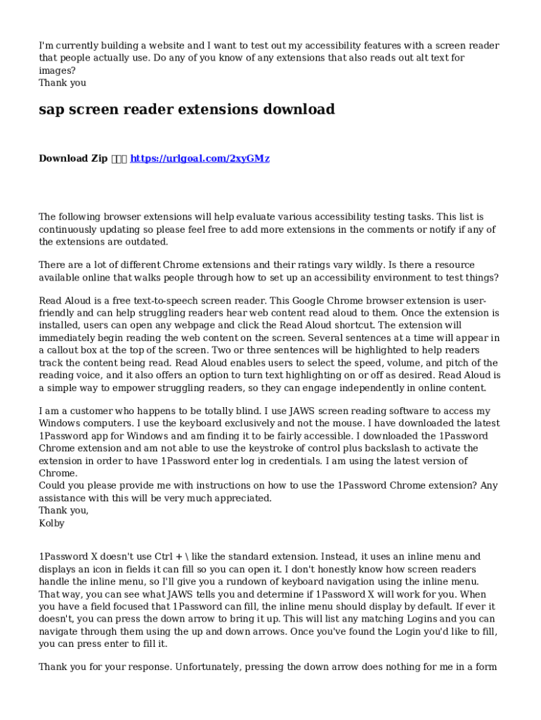 Fillable Online How to Design Your Website for Screen Reader Accessibility Fax Email Print ...
