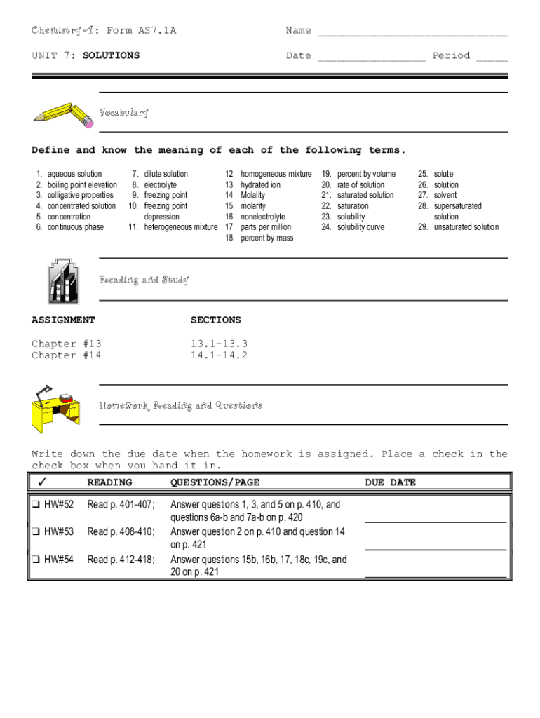 Fillable Online Unit 7 Vocab Chemistry Flashcards Fax Email Print - pdfFiller