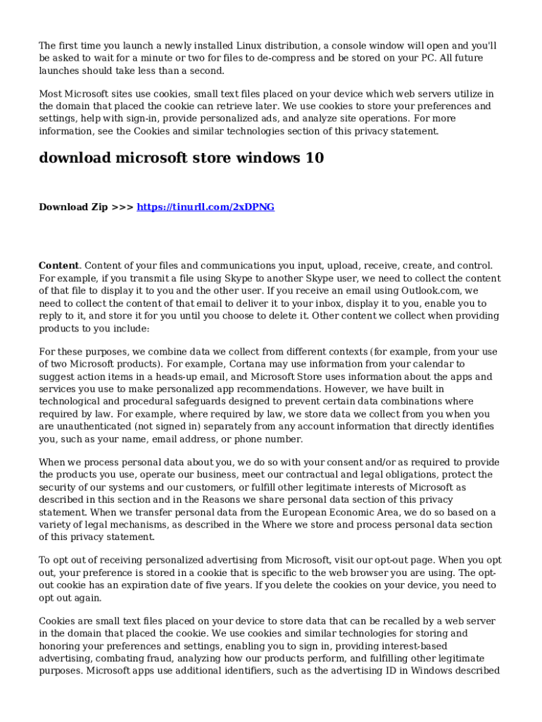 Fillable Online Installing the Windows Subsystem for Linux & Hashdeep ...