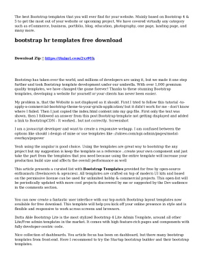 Fillable Online 30+ Best Bootstrap Blog Templates That are Ready to Use ...