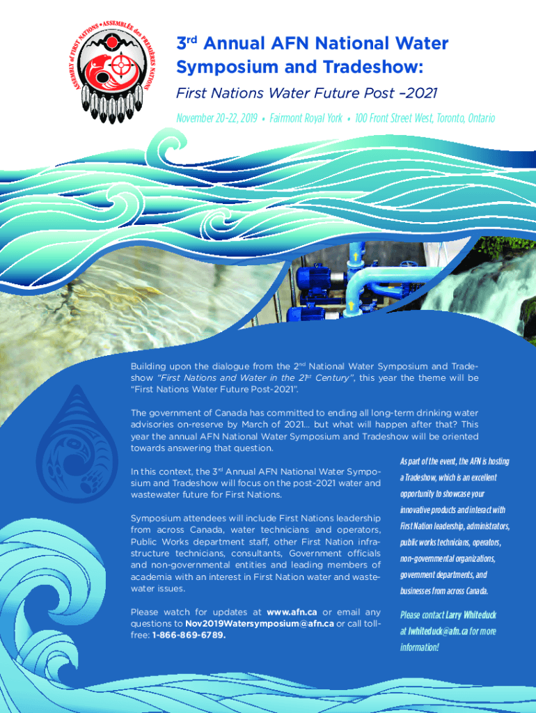 Fillable Online Bridging the Gap: First Nations Water and Wastewater ...