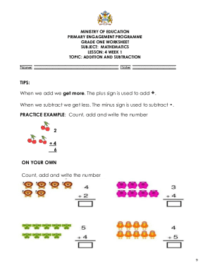 Fillable Online Grade 2 Mathematics Weeks 1-6 Worksheets - Term 3 Fax ...