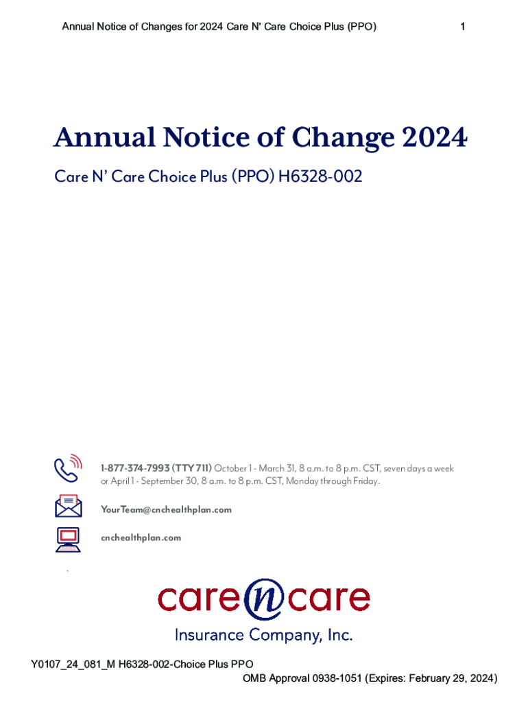 Fillable Online ANOCH6328002000 (5) PPO CHOICE PLUS V5. Accessible PDF ...