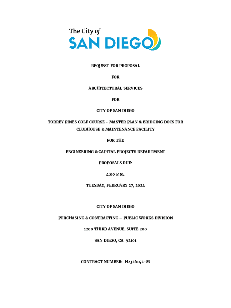 Fillable Online Torrey Pines Golf Course - Master Plan & Bridging Docs for ... Fax Email Print ...