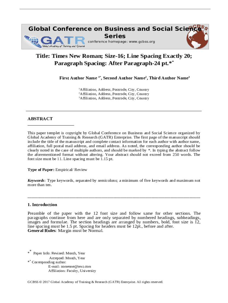 Line Spacing, Explained Doc Template | pdfFiller