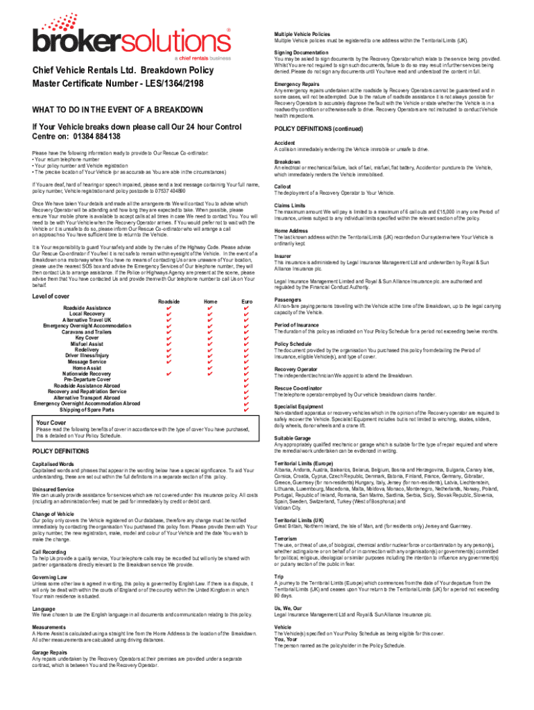 Fillable Online Breakdown Master Certificate Fax Email Print - pdfFiller