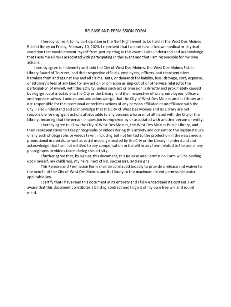 Fillable Online VEX ROBOTICS COMPETITION EVENT CONSENT, ... Fax Email ...