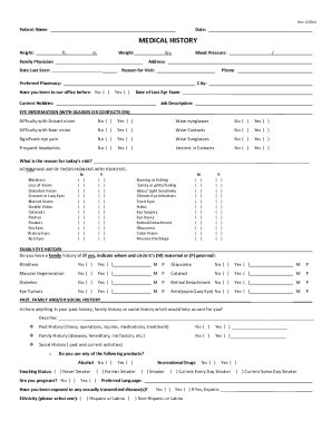 Fillable Online Today's date: Age: DOB: Patient's Full Name: Height Fax Email Print - pdfFiller